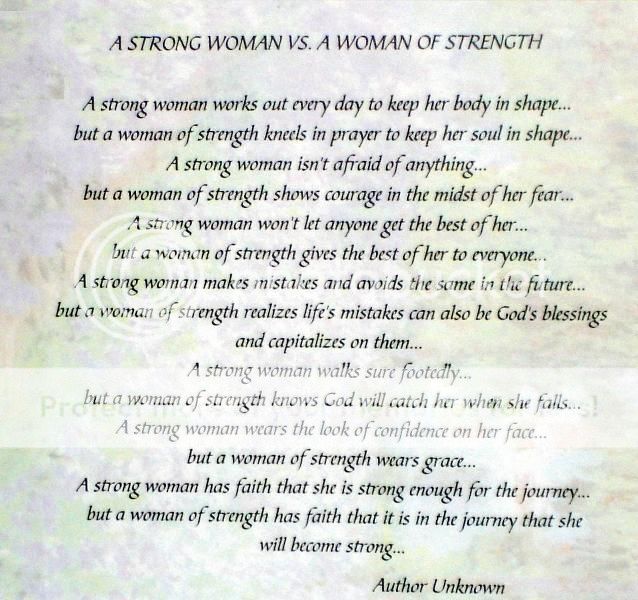 Poem - A Woman Of Strength Photo by JBlack_225 | Photobucket